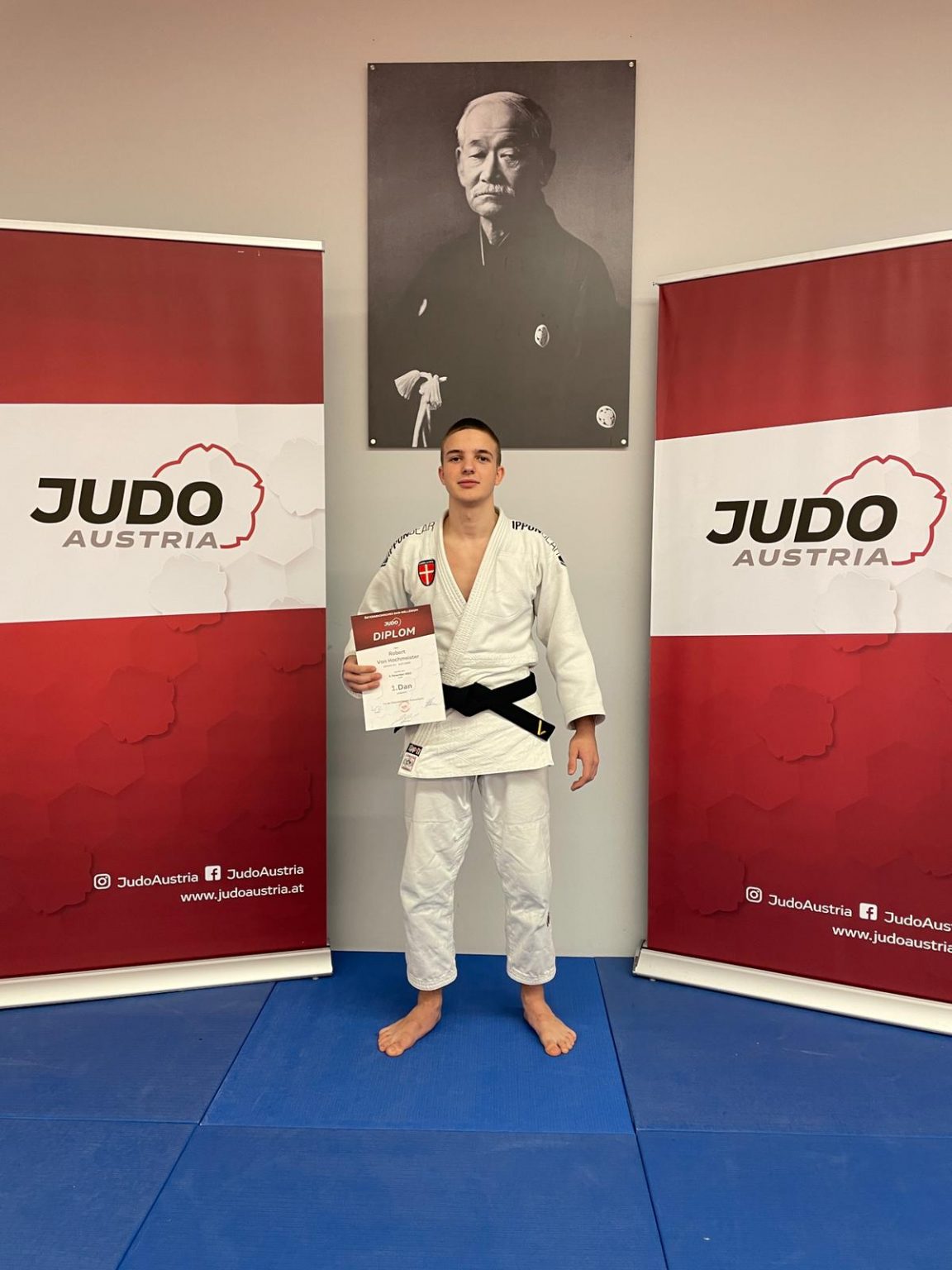 Robert Von Hochmeister 1 Dan Judoring Wien